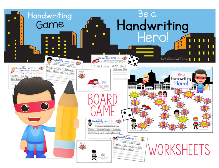 Be a Handwriting Hero! Tool to Address Handwriting Rules | Blog | Tools ...